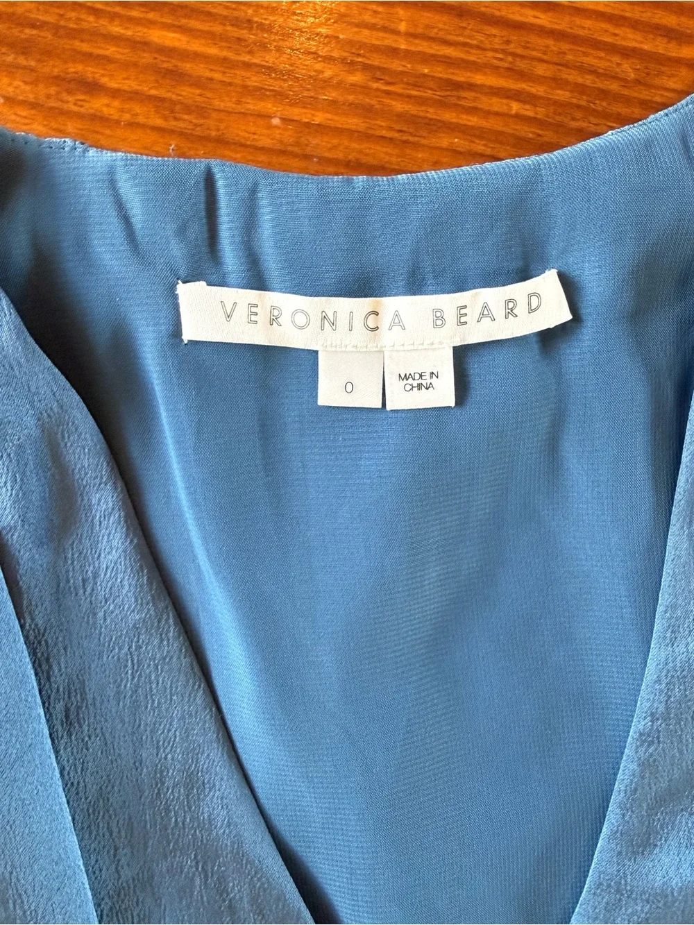Veronica Beard | Tops | Veronica Beard Dusty Blue Sleeveless Wrapfront ...